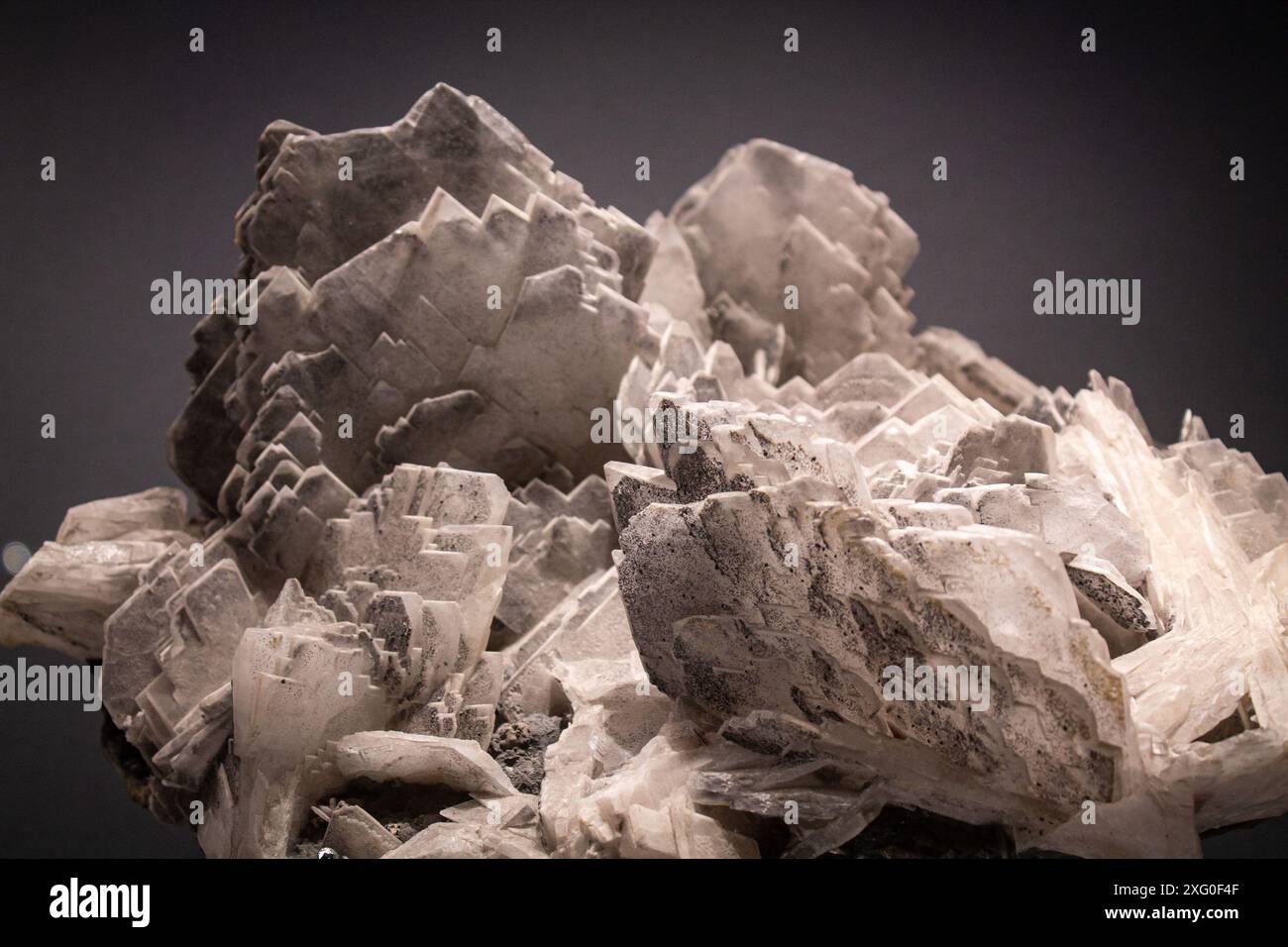 Baryte stone formations in region country. Gemstone texture on the ...