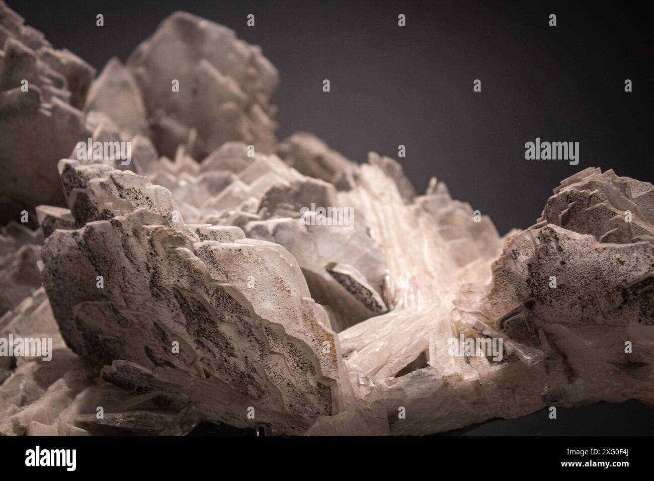 Baryte stone formations in region country. Gemstone texture on the ...