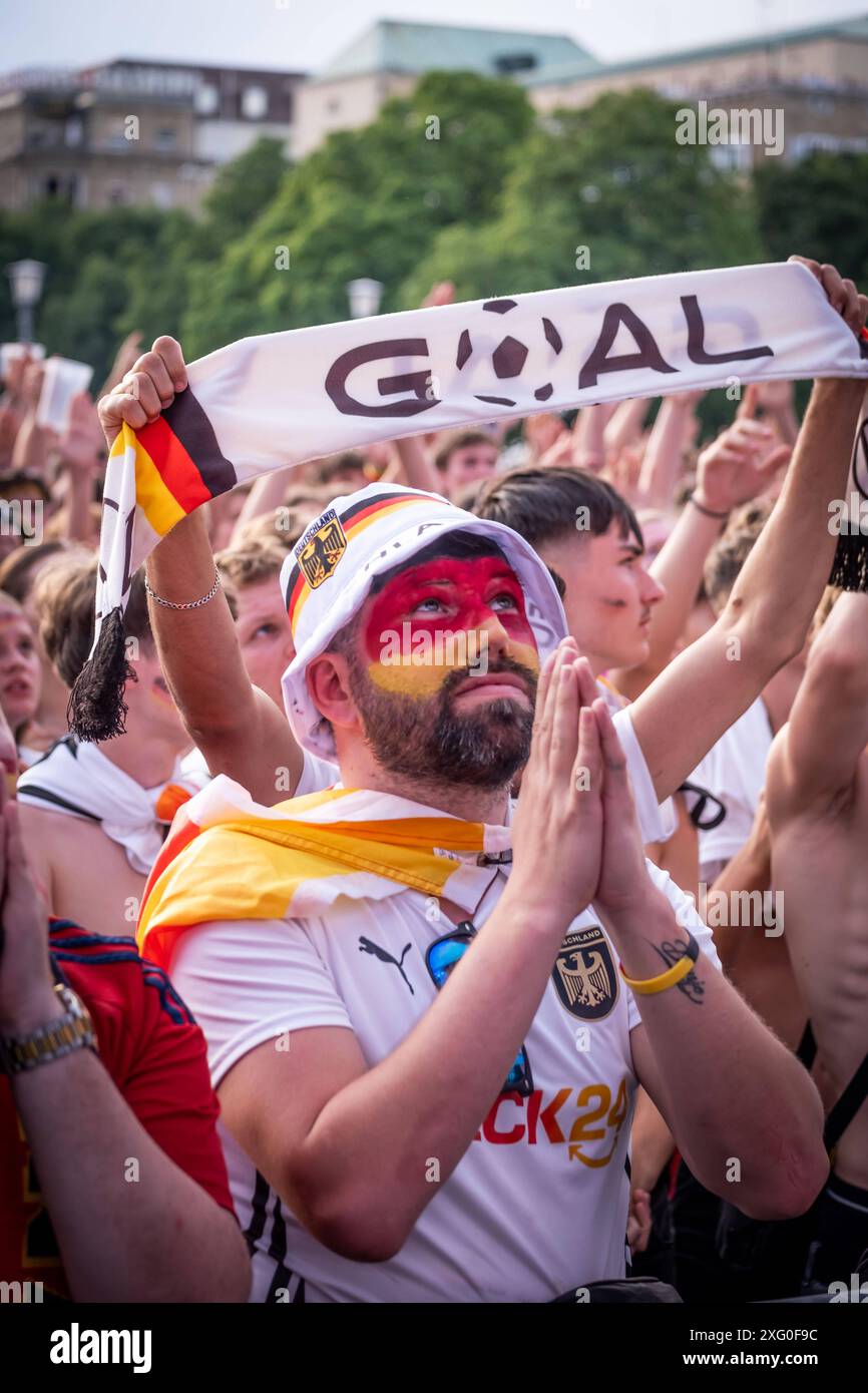 Viertelfinalspiel EM Deutschland-Spanien 20240705 UEFA EURO 2024 Public ...