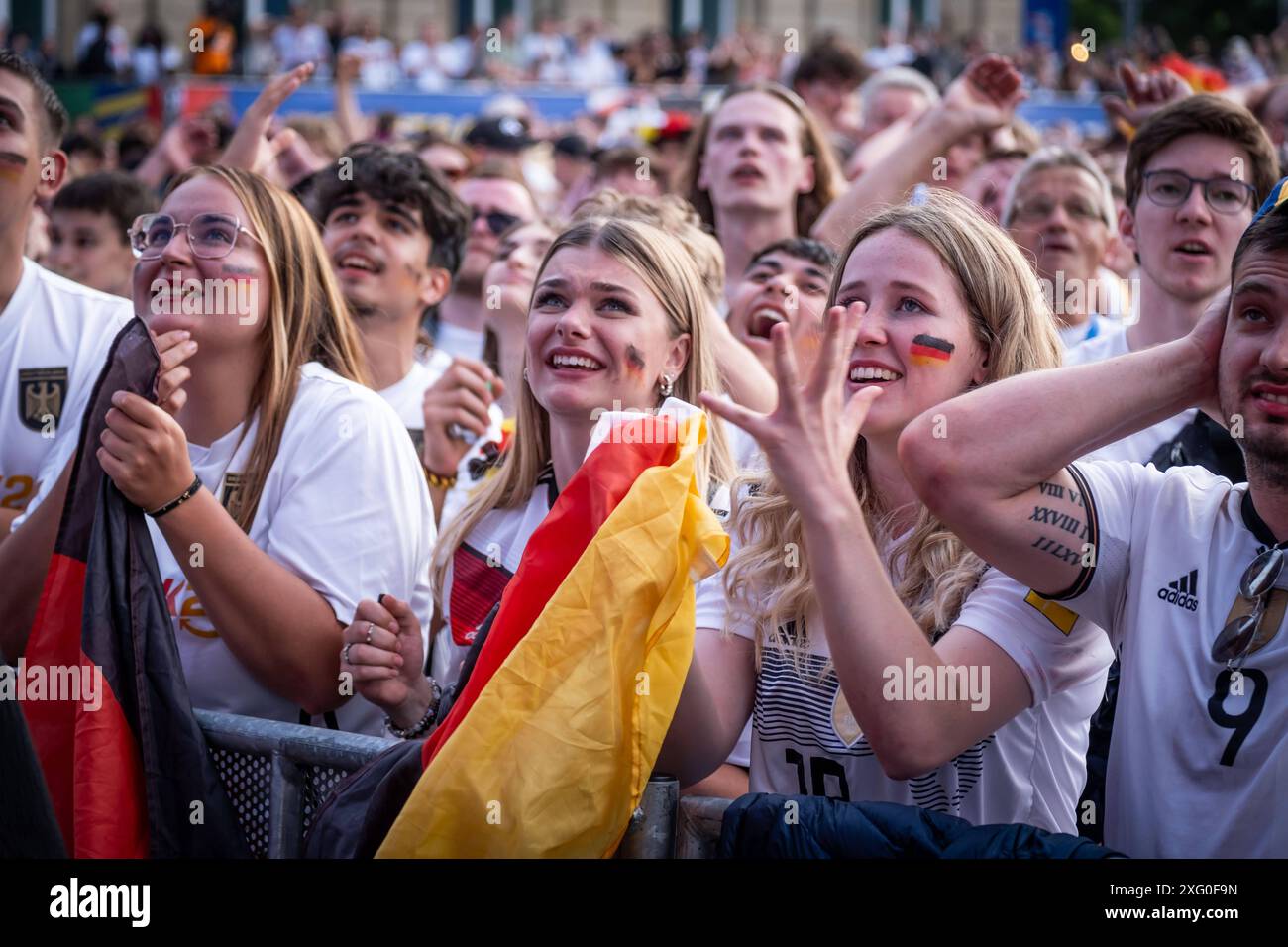 Viertelfinalspiel EM Deutschland-Spanien 20240705 UEFA EURO 2024 Public ...