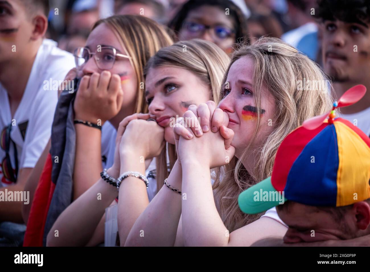 Viertelfinalspiel EM Deutschland-Spanien 20240705 UEFA EURO 2024 Public ...