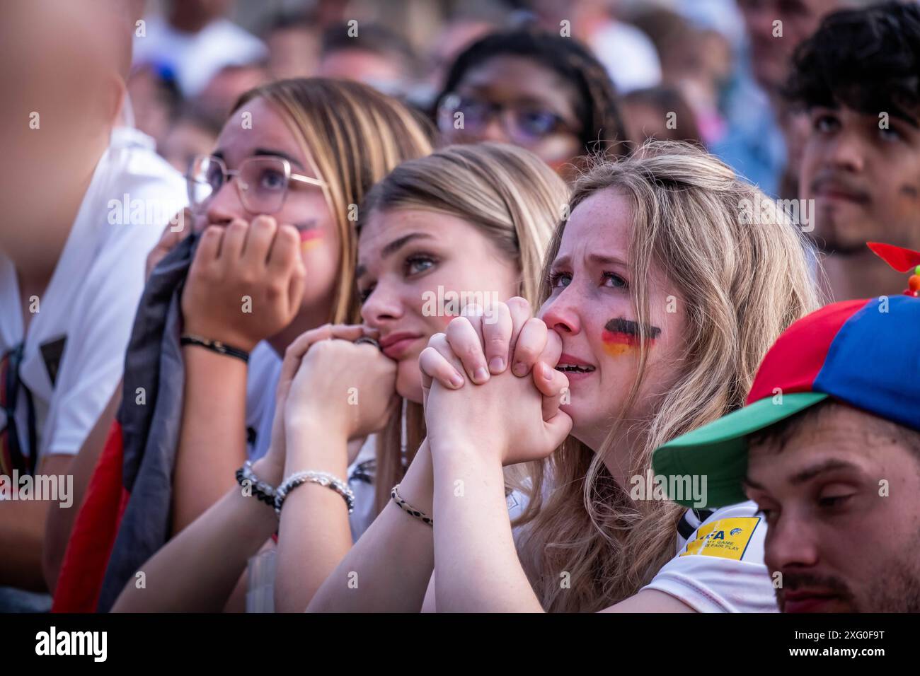 Viertelfinalspiel EM Deutschland-Spanien 20240705 UEFA EURO 2024 Public ...