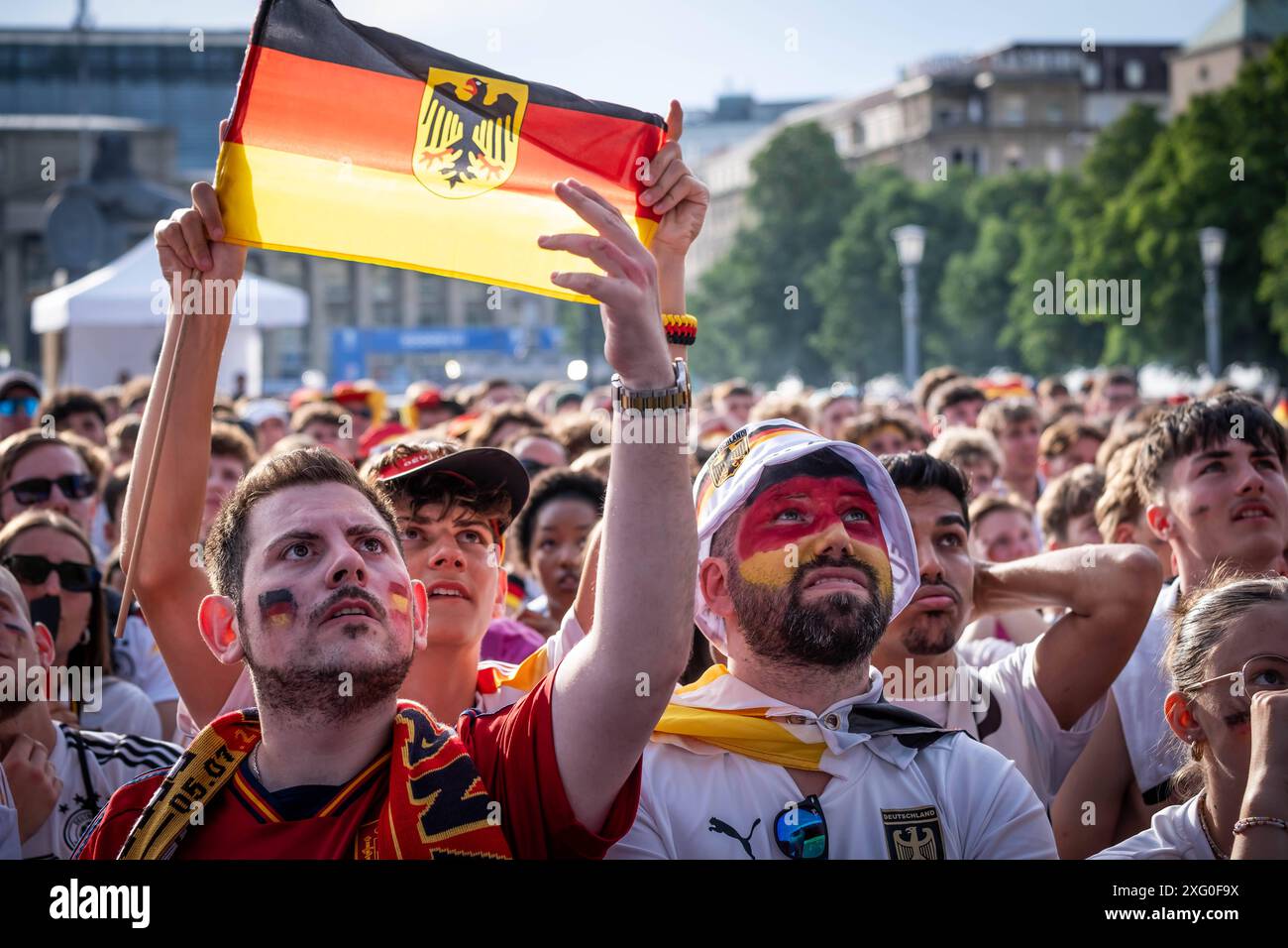 Viertelfinalspiel EM Deutschland-Spanien 20240705 UEFA EURO 2024 Public ...