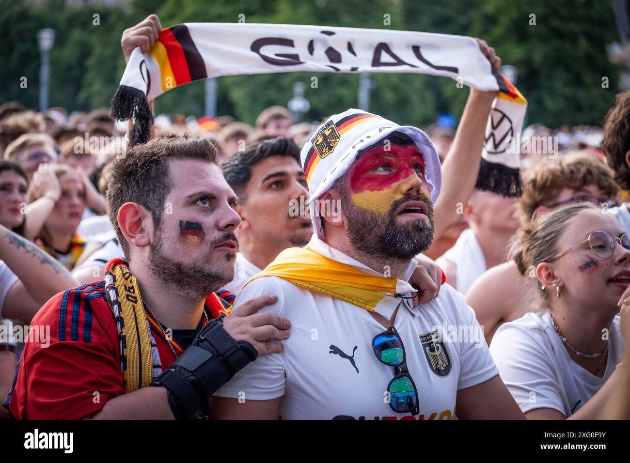 Viertelfinalspiel EM Deutschland-Spanien 20240705 UEFA EURO 2024 Public ...