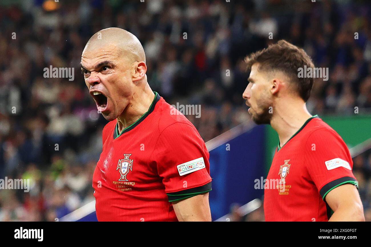 Hamburg, Germany. 05th July, 2024. Soccer, UEFA Euro 2024, European ...