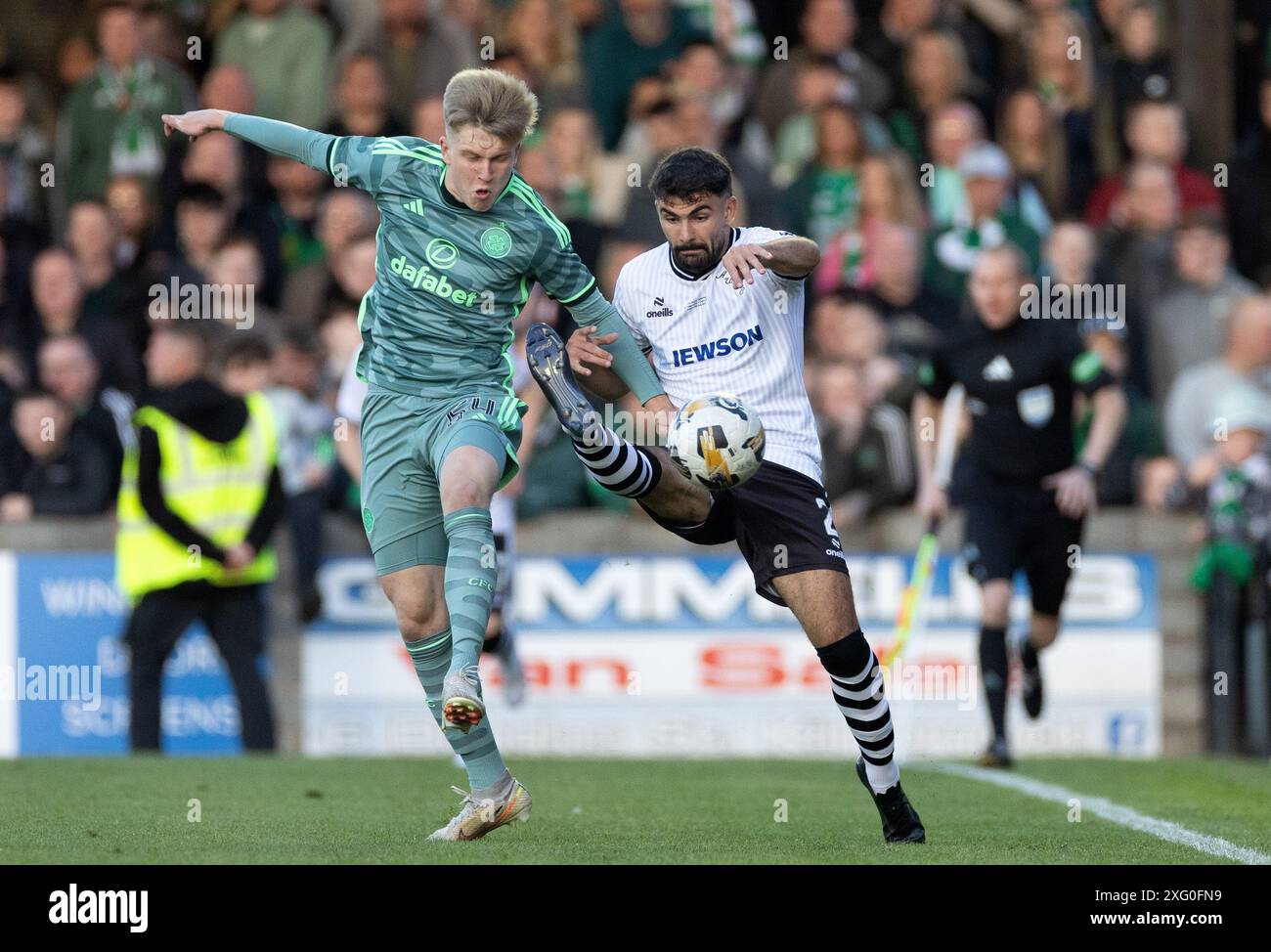 Celtic’s Kyle Ure in action against Ayr United’s Nick McAllister during ...