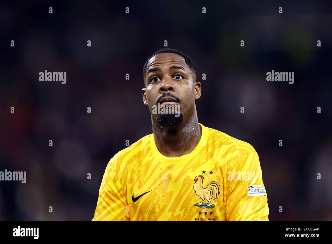 HAMBURG - France goalkeeper Mike Maignan during the UEFA EURO 2024 ...