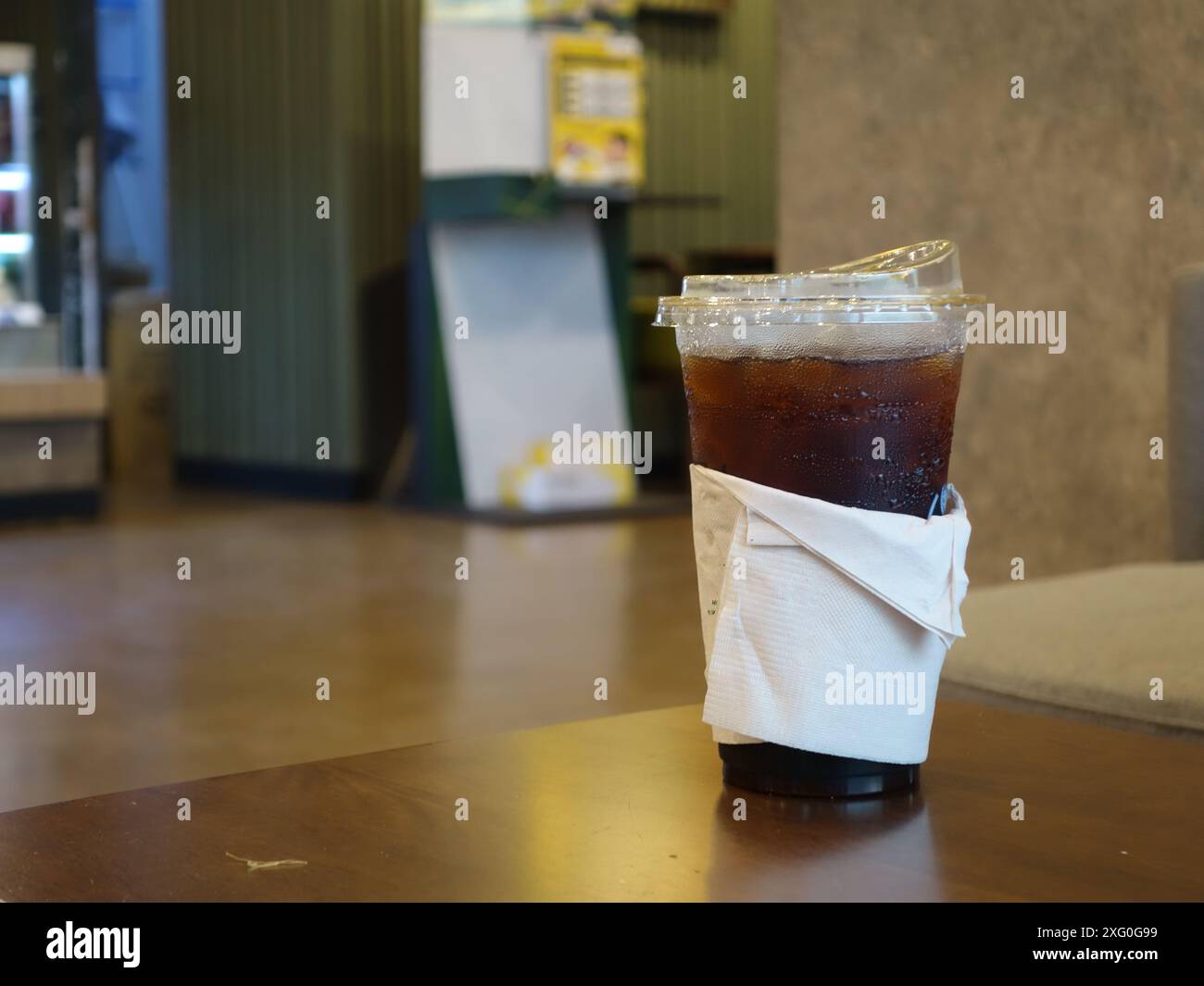 Iced coffee that looks great and tastes delicious Stock Photo - Alamy