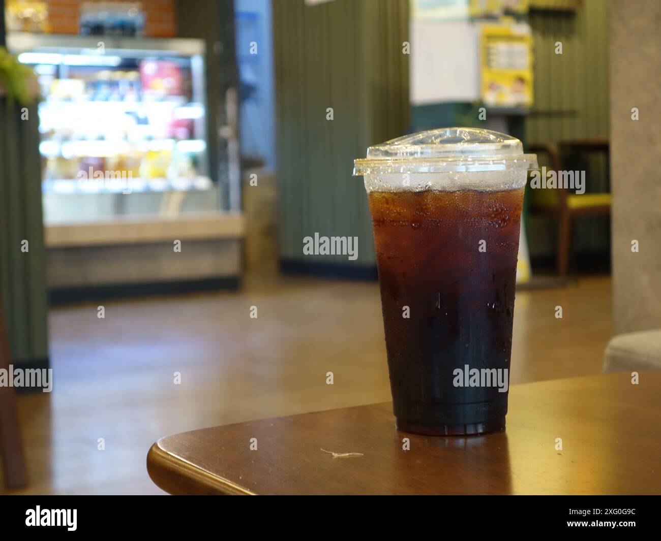 Iced coffee that looks great and tastes delicious Stock Photo - Alamy