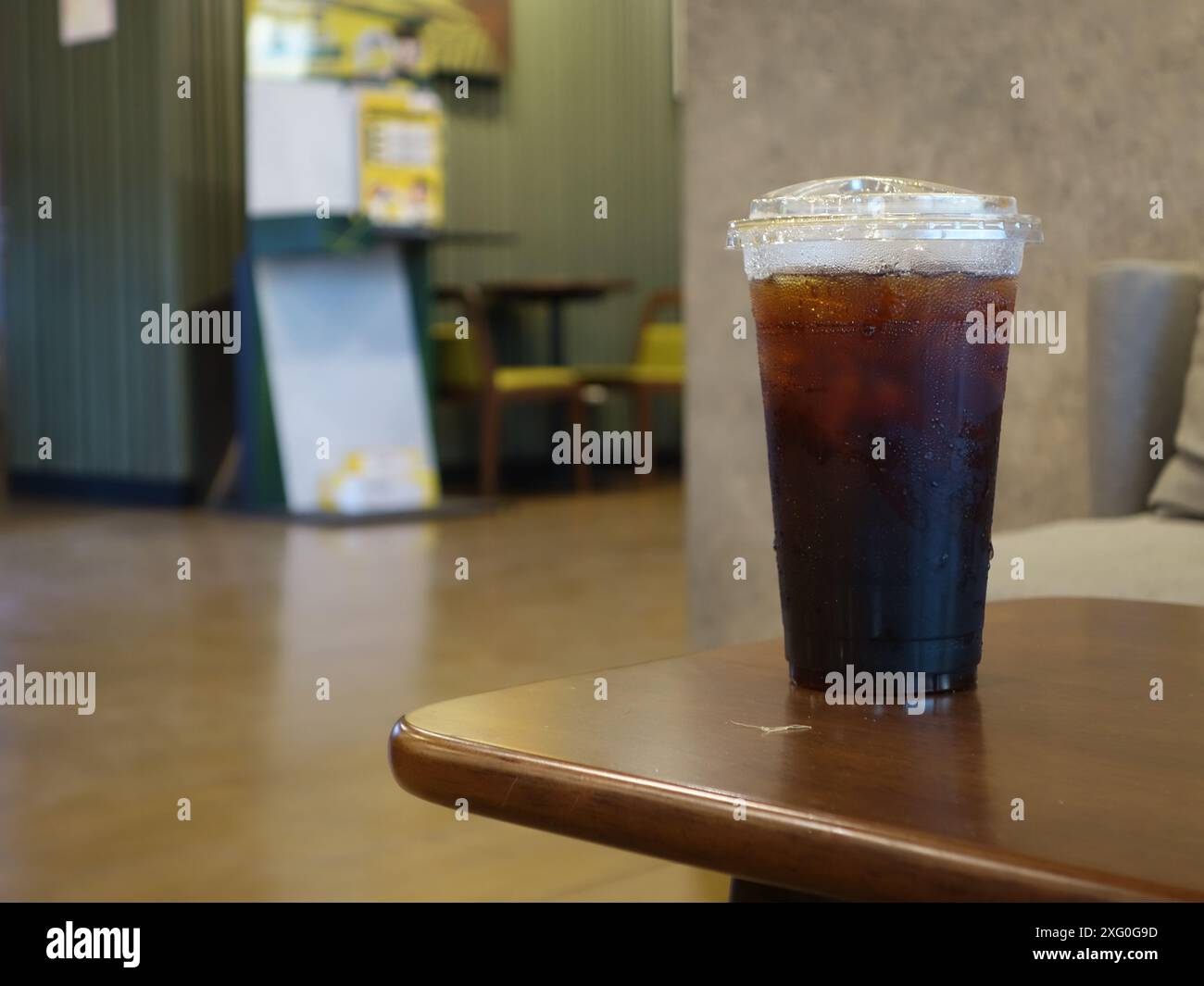 Iced coffee that looks great and tastes delicious Stock Photo - Alamy