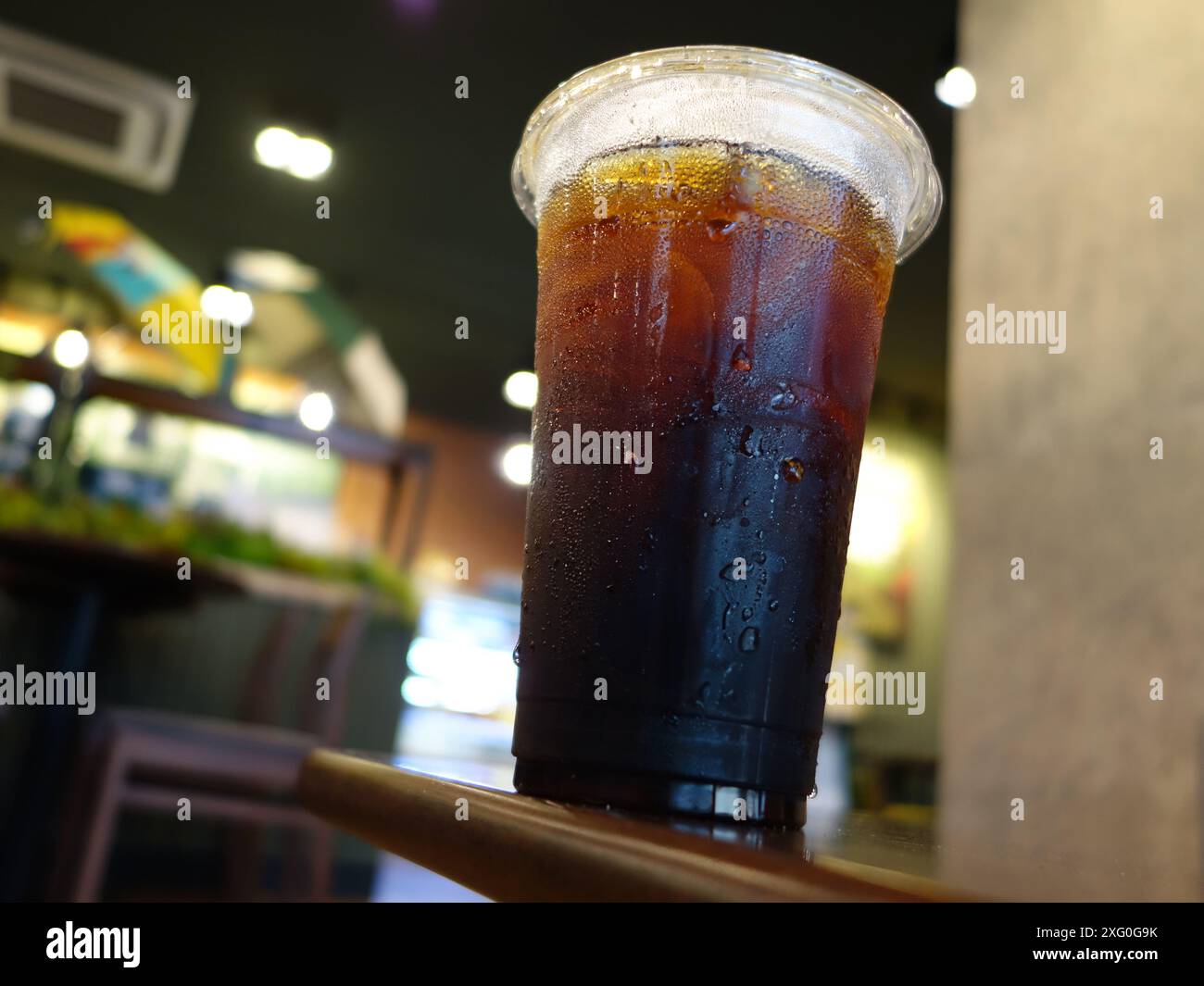Iced coffee that looks great and tastes delicious Stock Photo - Alamy