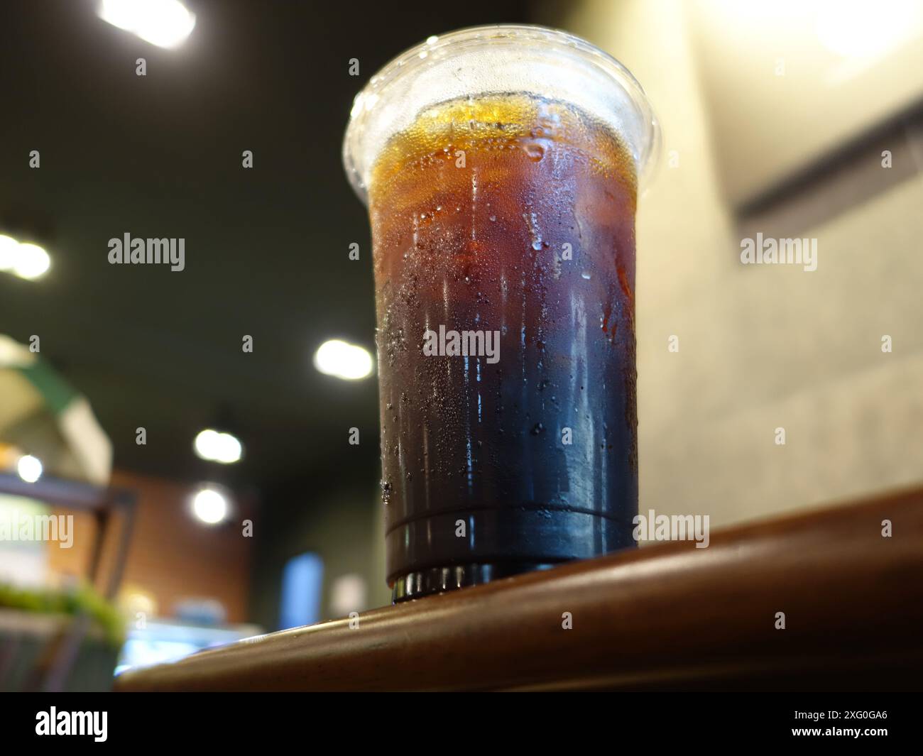 Iced coffee that looks great and tastes delicious Stock Photo - Alamy