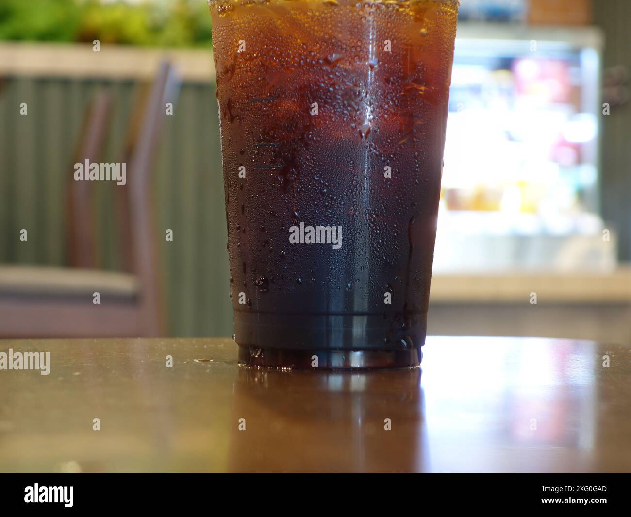 Iced coffee that looks great and tastes delicious Stock Photo - Alamy