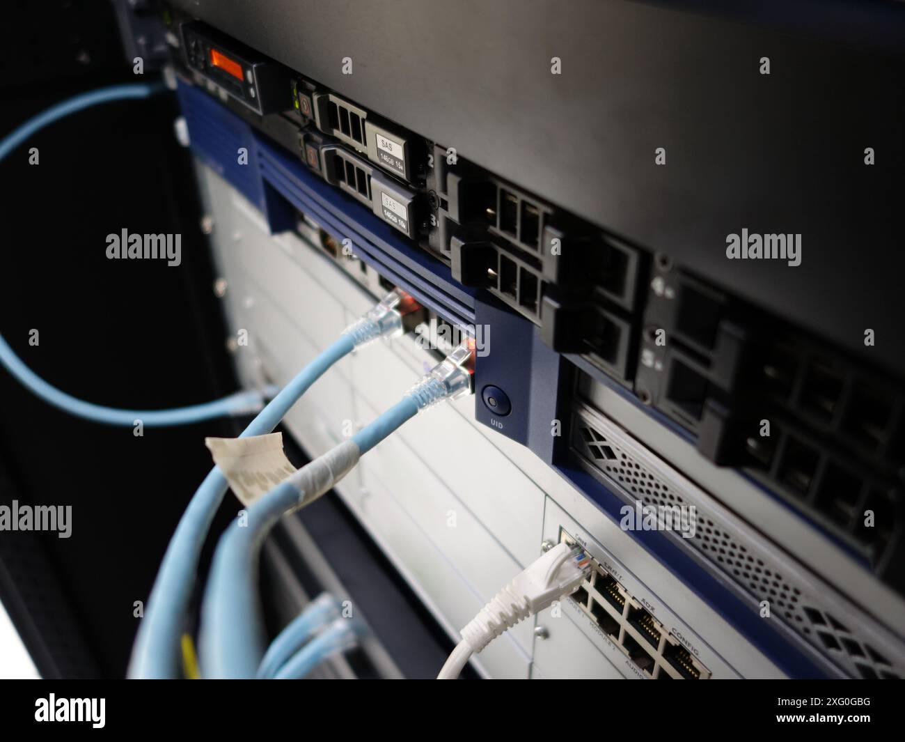 centralized connection to server and router/gateway for users to access ...