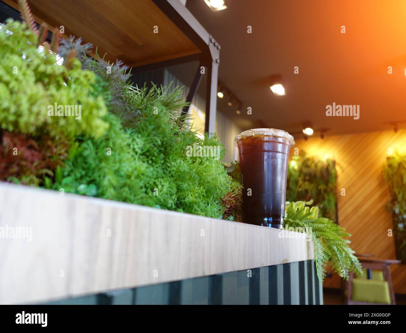 Iced coffee that looks great and tastes delicious Stock Photo - Alamy