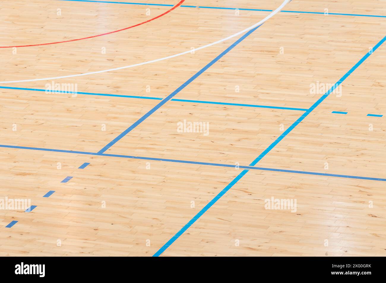 Empty indoor football field marking hi-res stock photography and images ...