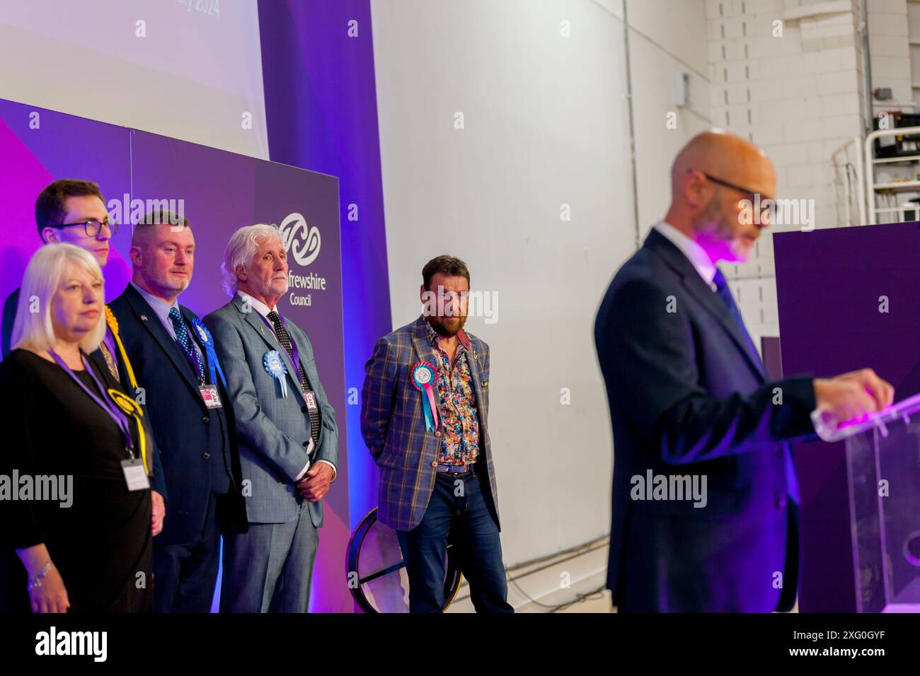 UK General Election Paisley 2024 July 4th Stock Photo - Alamy