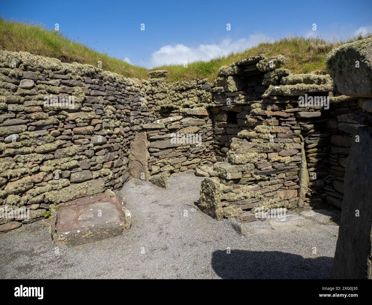 Jarlshof Prehistoric and Norse Settlement, Sumburgh, Shetland, UK Stock ...