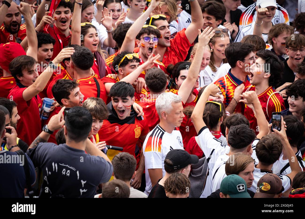 Viertelfinalspiel EM Deutschland-Spanien 20240705 UEFA EURO 2024 Public ...