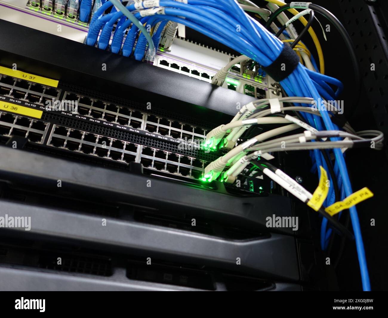 centralized connection to server and router/gateway for users to access ...