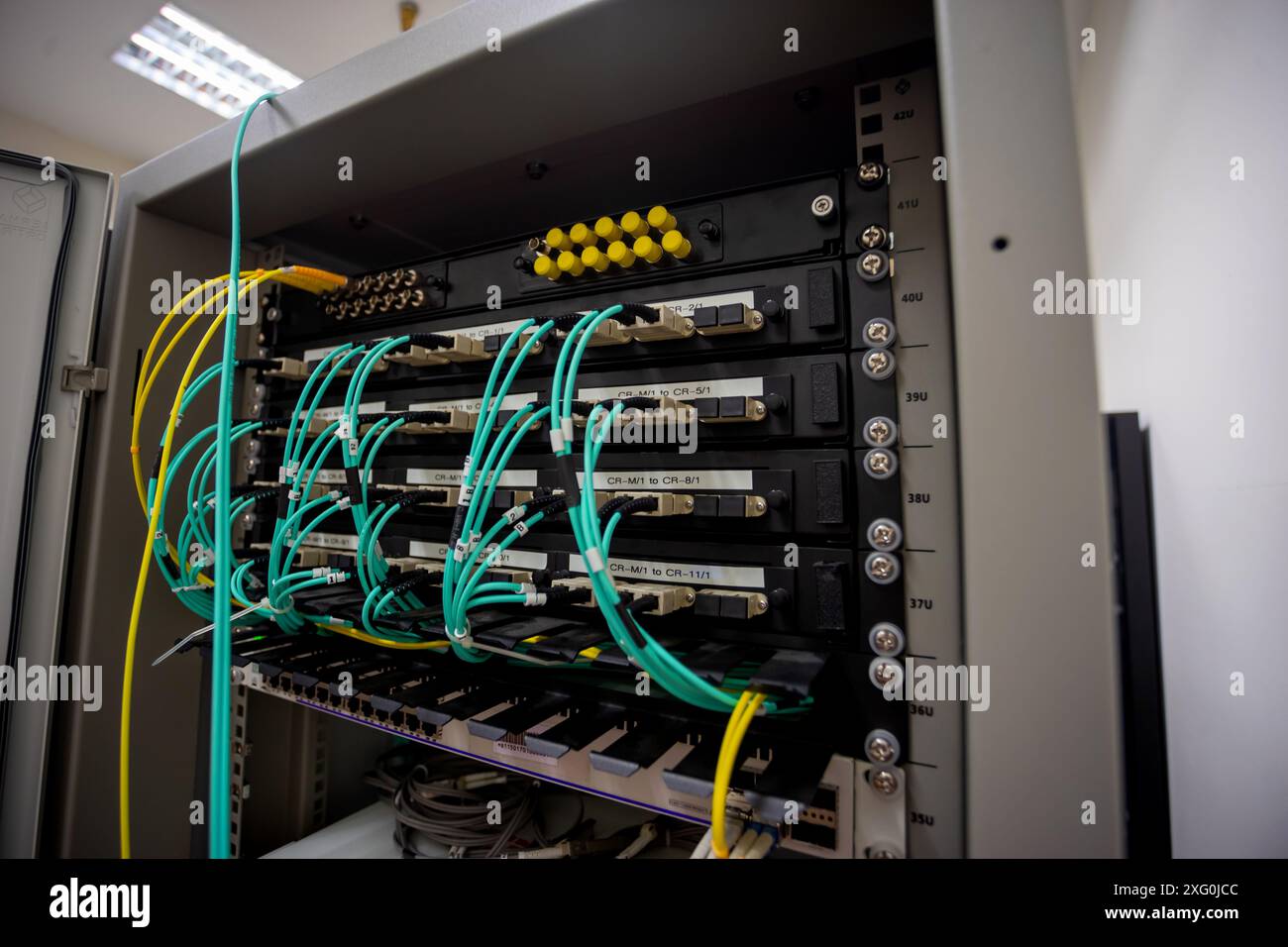 centralized connection to server and router/gateway for users to access ...