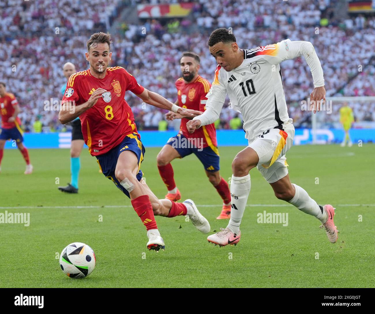 Germany's Jamal Musiala during the UEFA Euro 2024, quarter-final match ...