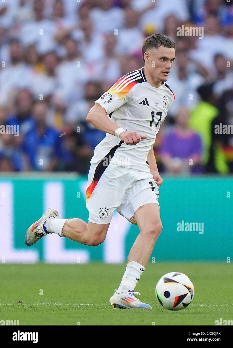 Germany’s Florian Wirtz during the UEFA Euro 2024, quarter-final match ...
