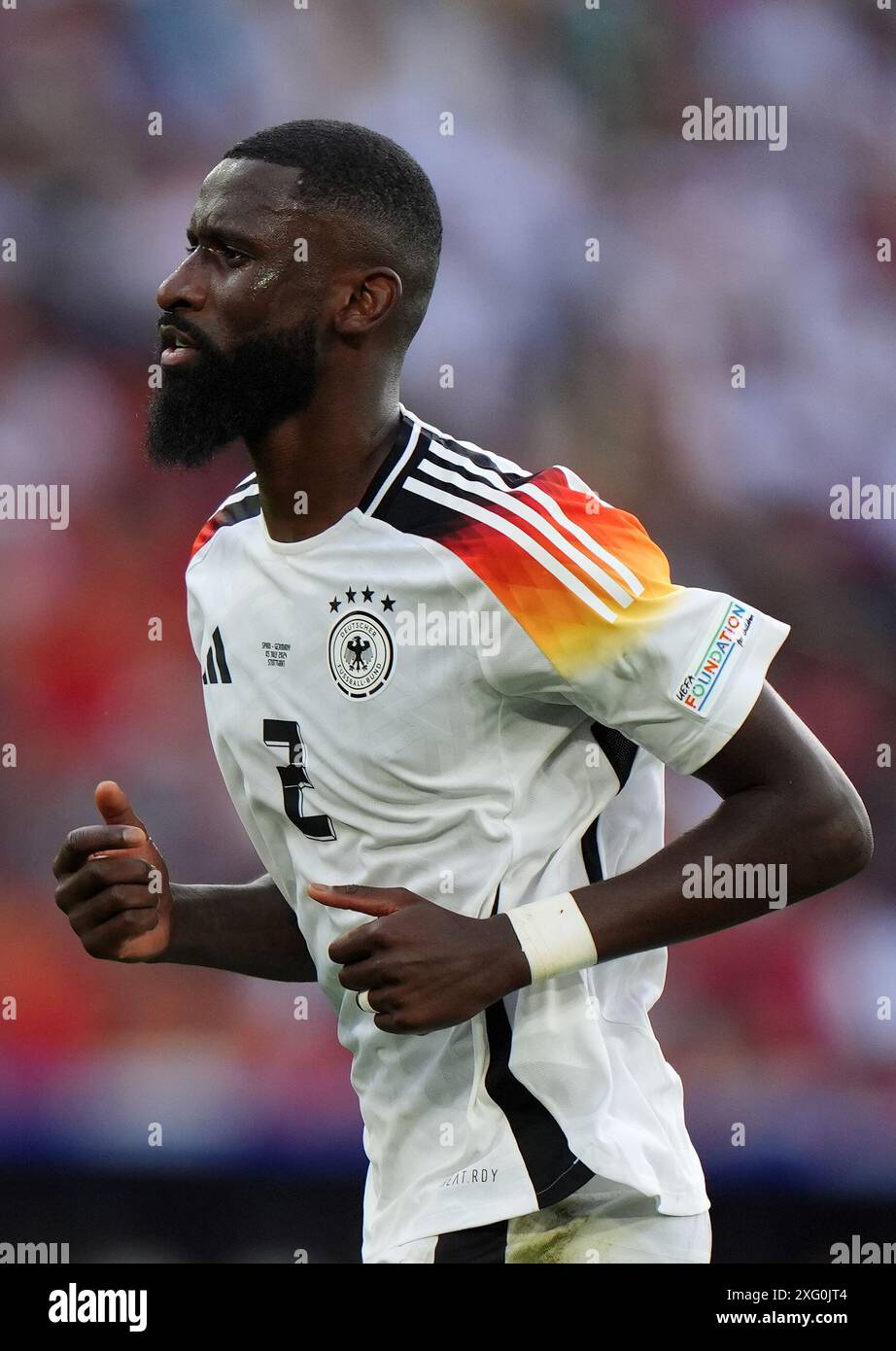 Germany's Antonio Rudiger during the UEFA Euro 2024, quarter-final ...