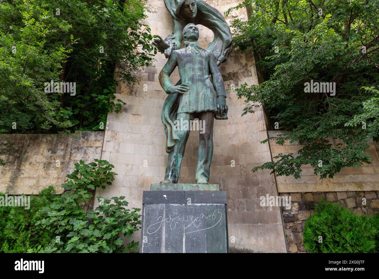 Monument to Galaktion Tabidze, the great poet of the Caucasus in ...