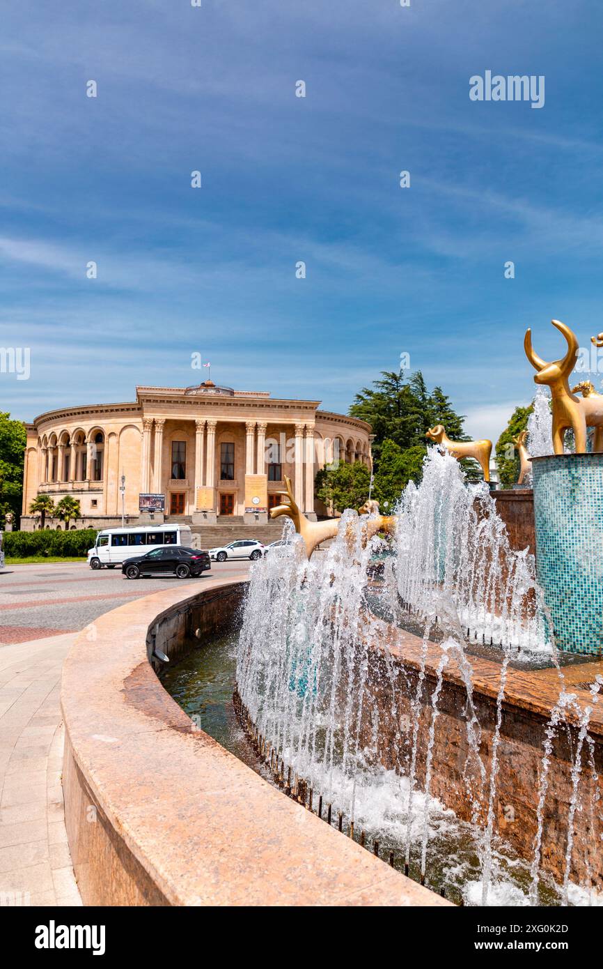 Kutaisi, Georgia - June 15, 2024: Colchis or Kolkha Fountain with ...