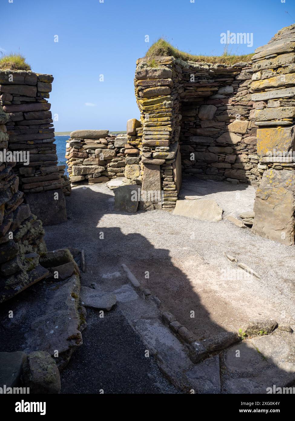 Jarlshof Prehistoric and Norse Settlement, Sumburgh, Shetland, UK Stock ...