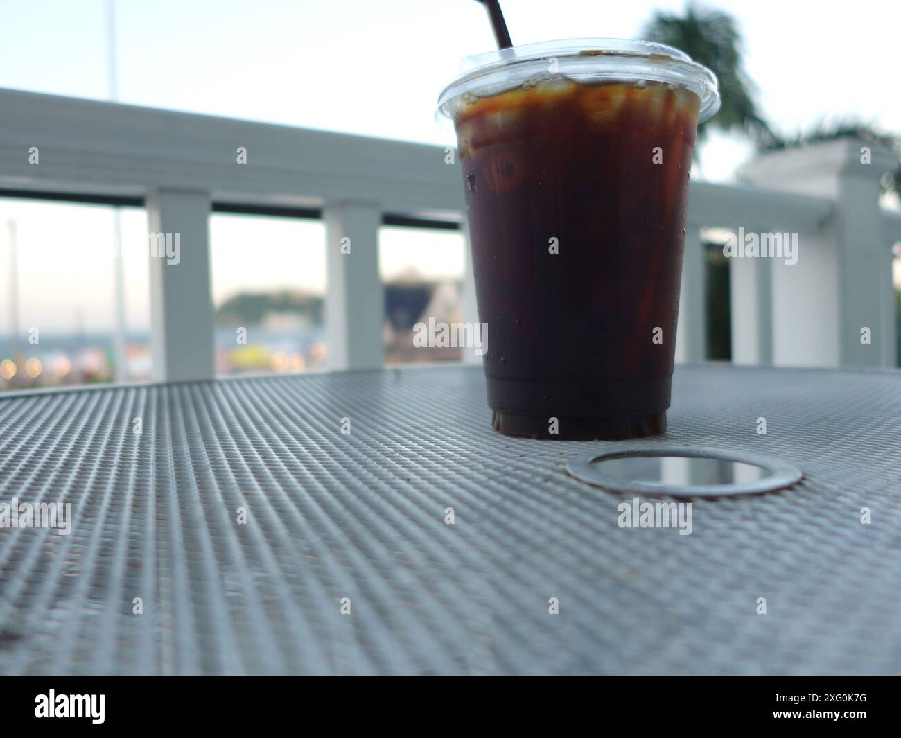 Iced coffee that looks great and tastes delicious Stock Photo - Alamy