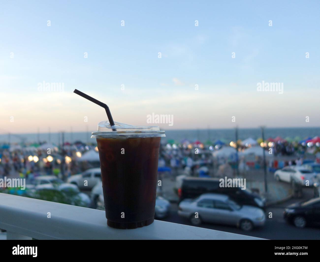 Iced coffee that looks great and tastes delicious Stock Photo - Alamy