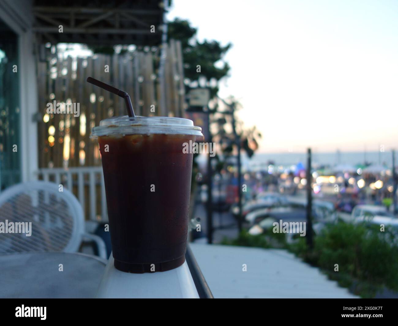 Iced coffee that looks great and tastes delicious Stock Photo - Alamy