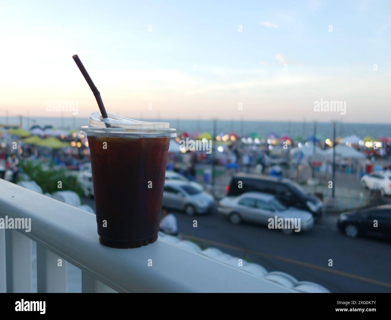 Iced coffee that looks great and tastes delicious Stock Photo - Alamy