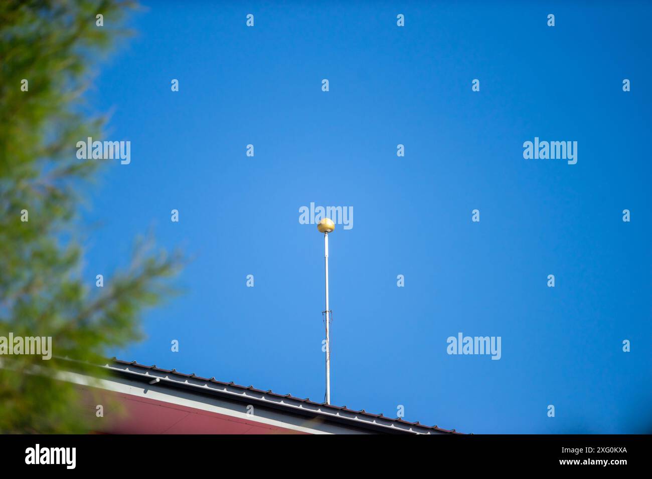 lightning rod for lightning protection Stock Photo - Alamy