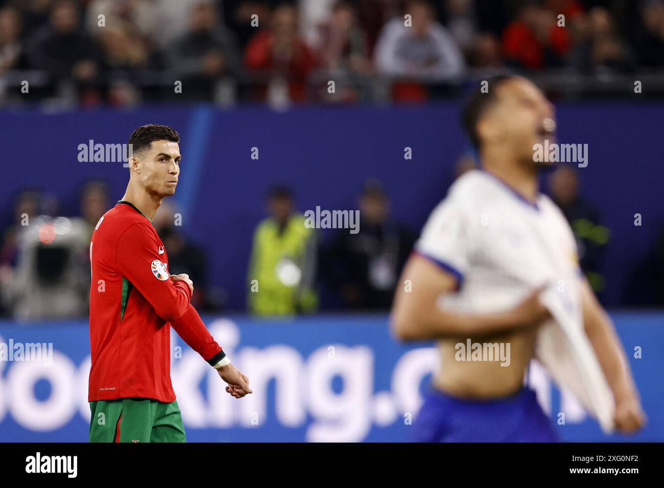 HAMBURG - Cristiano Ronaldo of Portugal disappointed after the UEFA ...