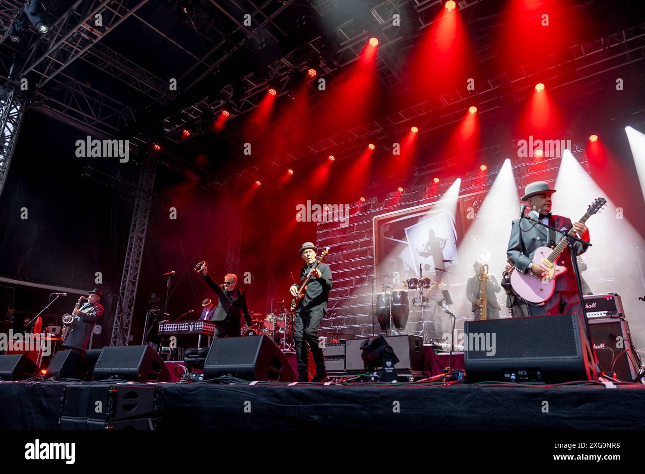Edinburgh, UK. 05th July, 2024. Madness Live at Edinburgh Castle on ...