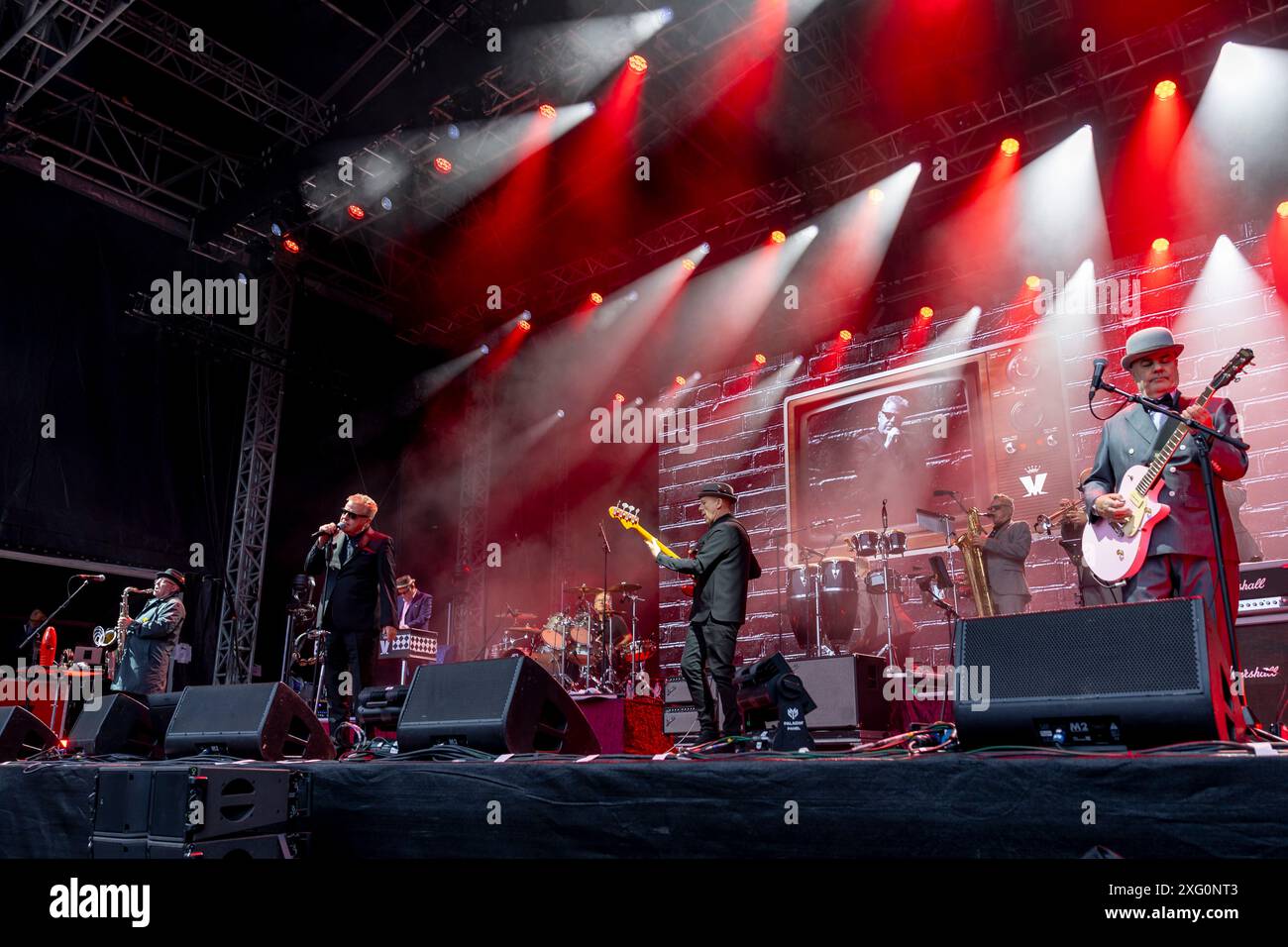 Edinburgh, UK. 05th July, 2024. Madness Live at Edinburgh Castle on ...