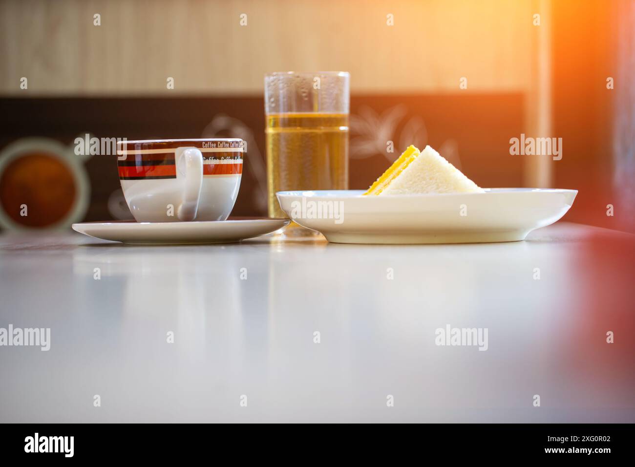 Iced coffee that looks great and tastes delicious Stock Photo - Alamy