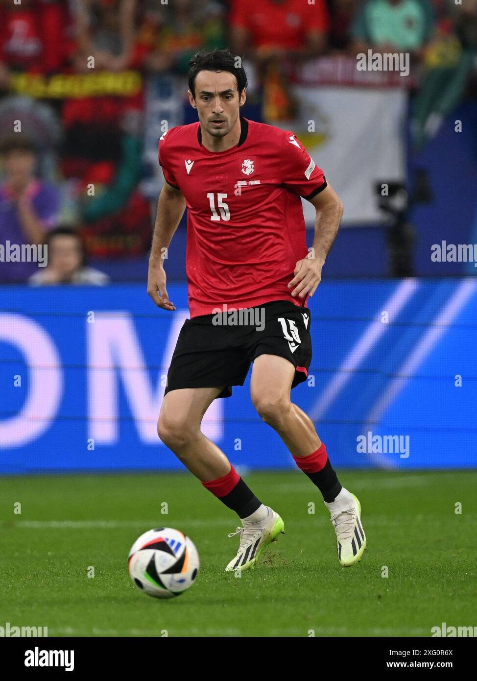 GELSENKIRCHEN - Giorgi Gvelesiani of Georgie during the UEFA EURO 2024 ...