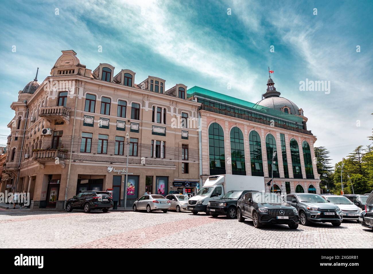 Kutaisi, Georgia - June 15, 2024: The David Aghmashenebeli Square, also ...