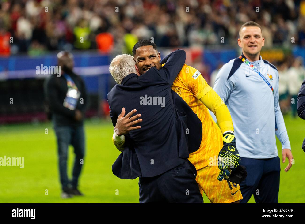 Hamburg, Germany. 05th, July 2024. Head coach Didier Deschamps of ...