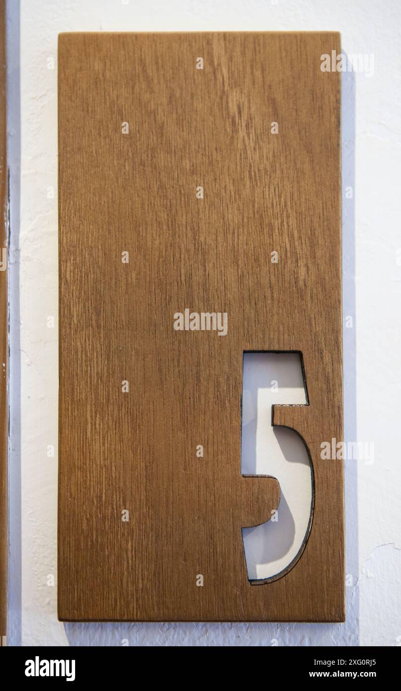 Number five design vertical hi-res stock photography and images - Alamy