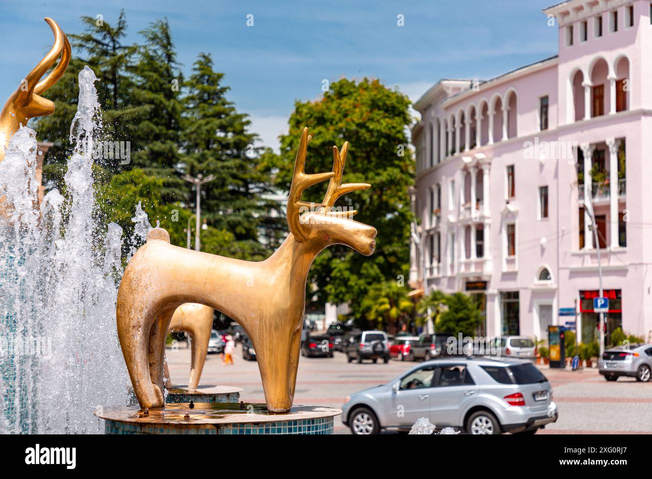 Kutaisi, Georgia - June 15, 2024: Colchis or Kolkha Fountain with ...