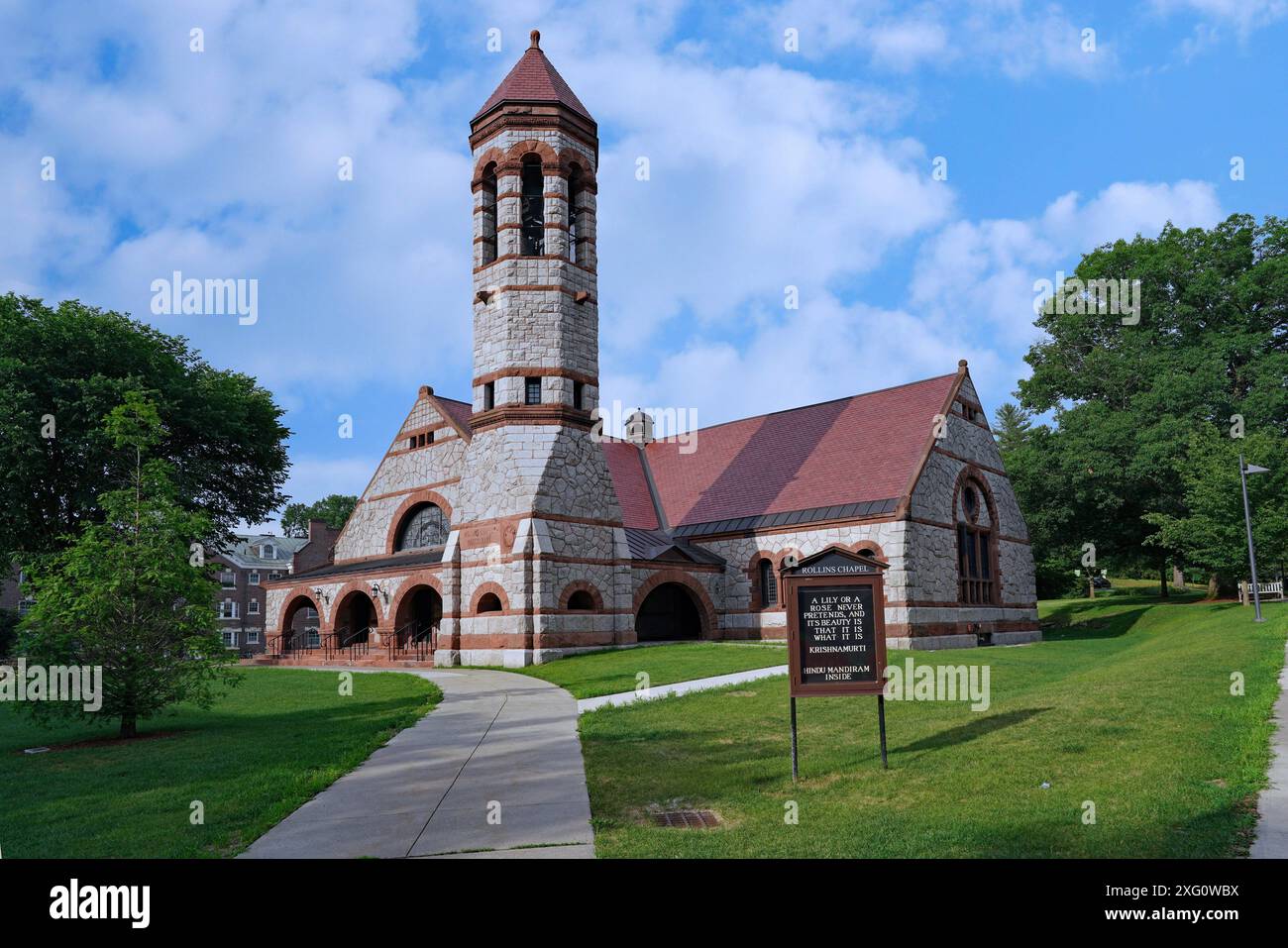 Rollins Chapel at Dartmouth College built in 1885, used by multiple ...