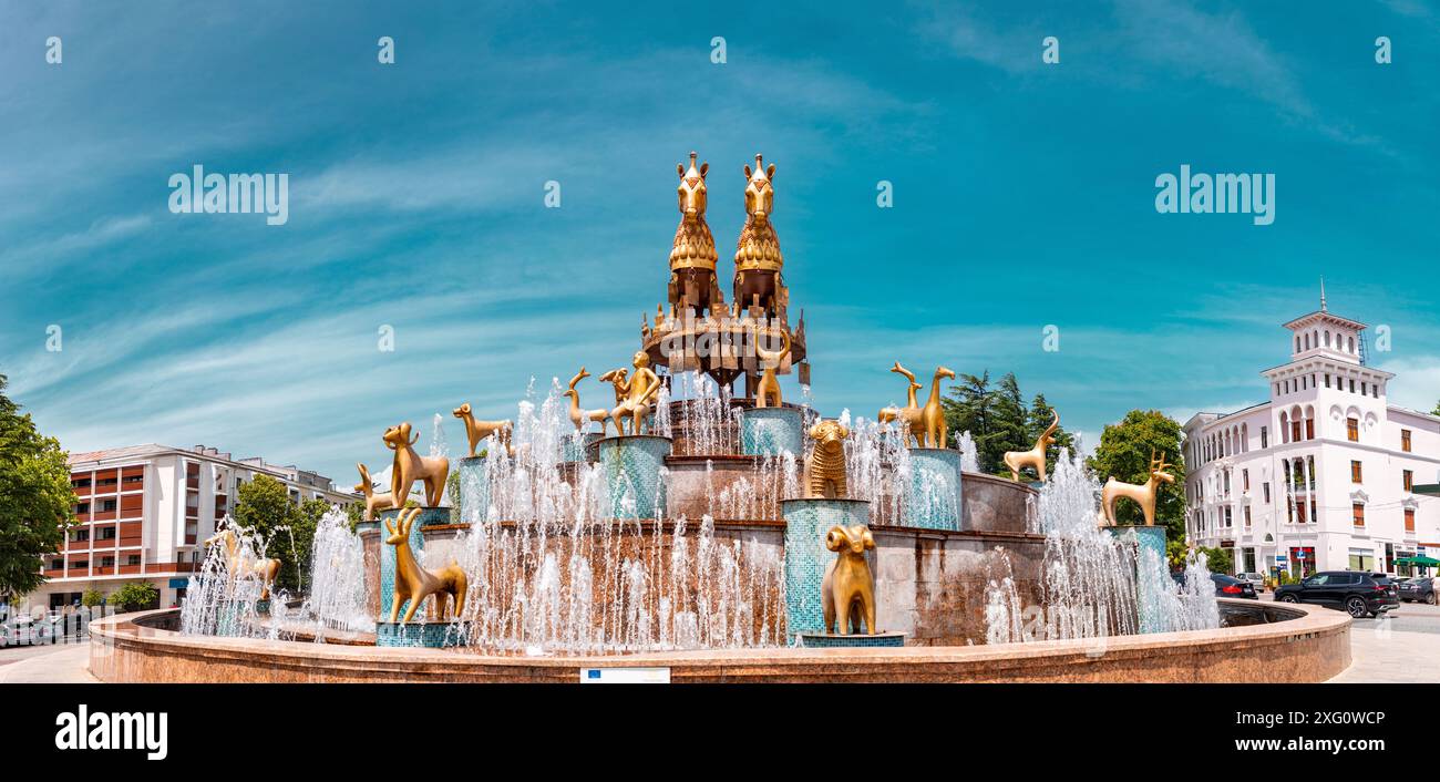 Kutaisi, Georgia - June 15, 2024: Colchis or Kolkha Fountain with ...