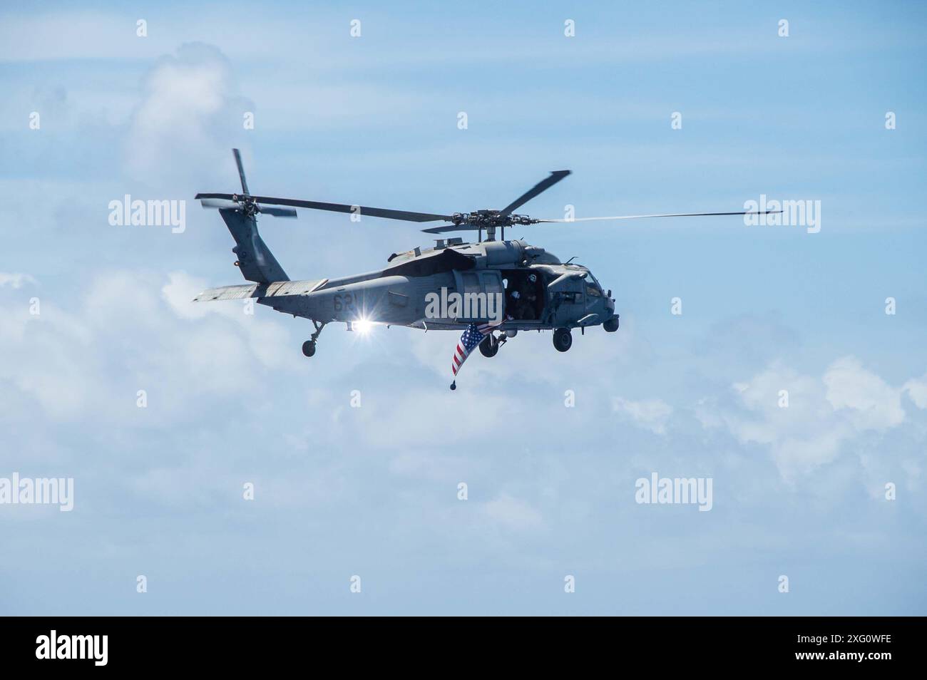 240703-N-VY281-1311 PACIFIC OCEAN (July 3, 2024) An MH-60S Sea Hawk ...