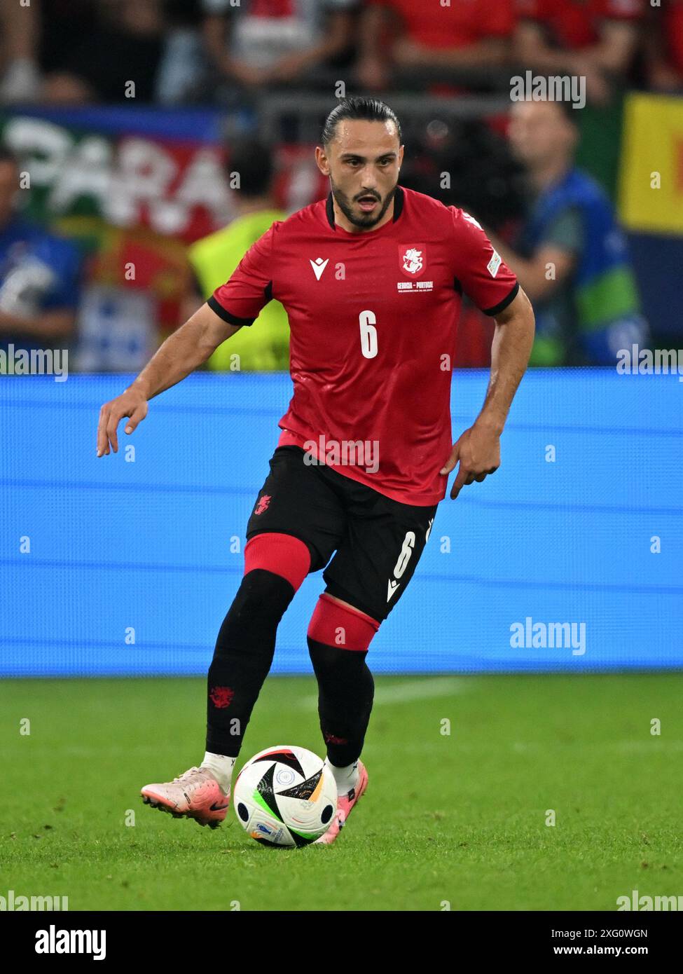 GELSENKIRCHEN - Giorgi Kochorashvili of Georgie during the UEFA EURO ...