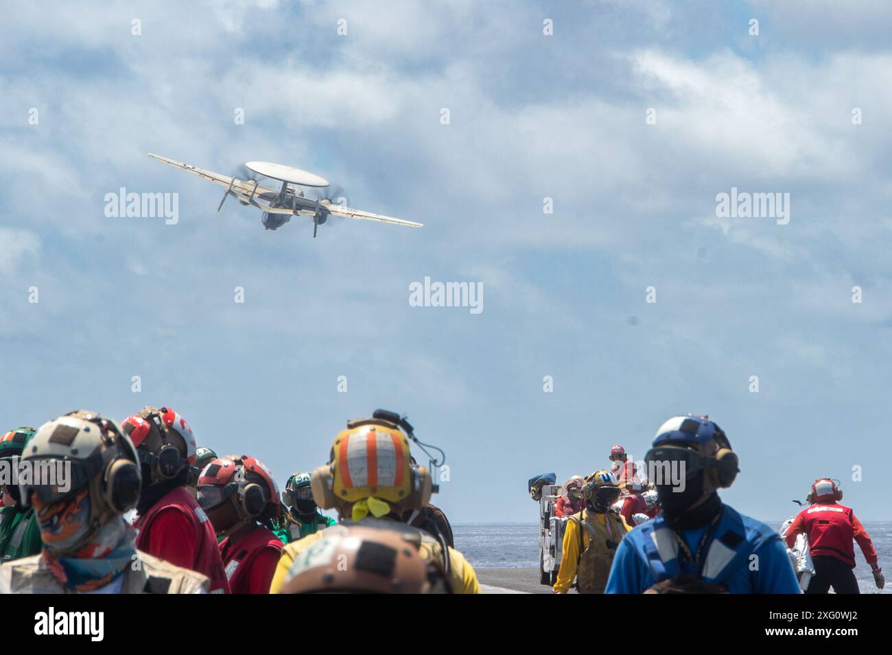 240703-N-UF592-1073 PACIFIC OCEAN (July 3, 2024) An E-2D Hawkeye ...